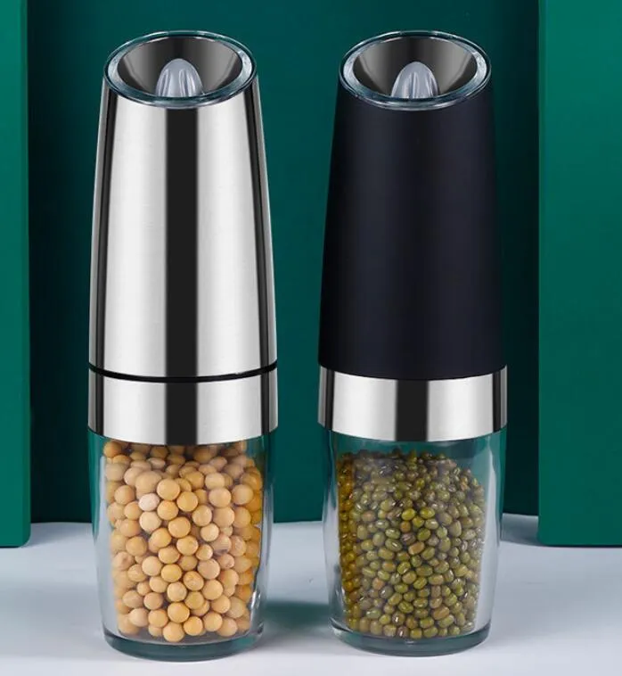 Automatic Gravity Activated Spice Grinder - Battery Operated Mill with ...