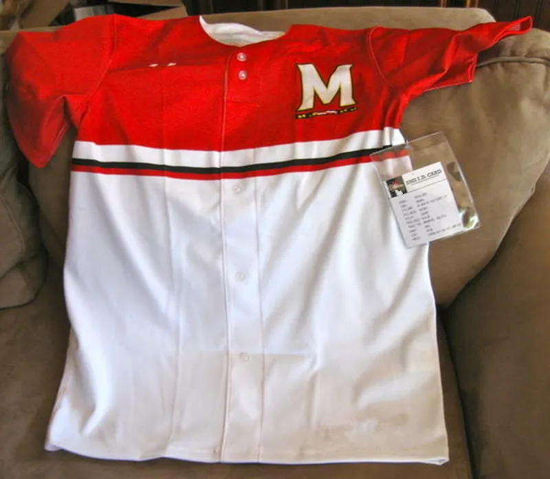 2022 NCAA Custom Maryland Stitched College Baseball Jersey 38 James ...