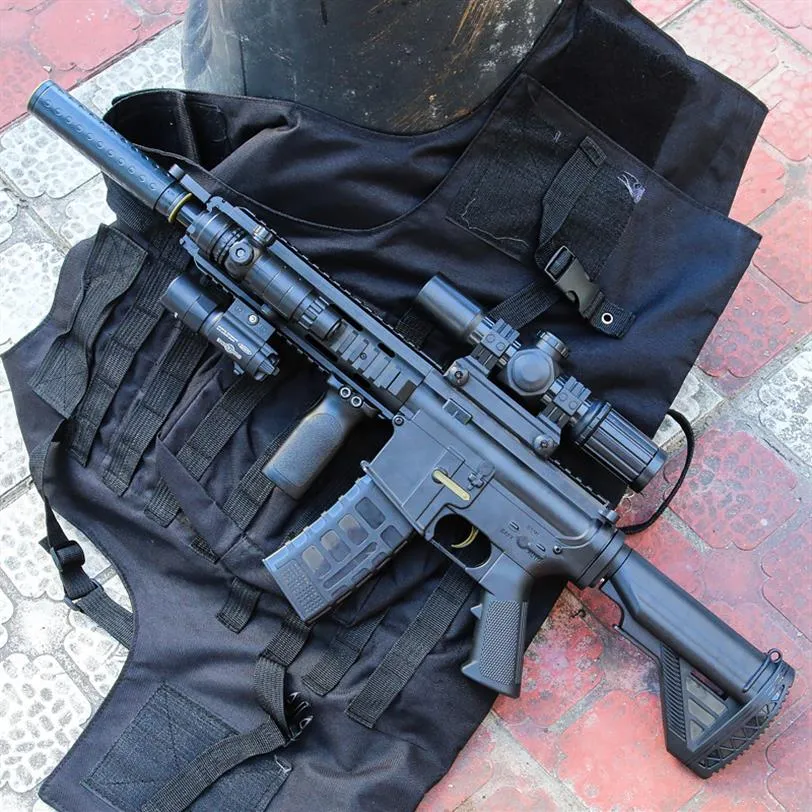 Gun Toy Electric M416 Submachine Rifle قناص Airsoft Crystal Bomb Ball ...