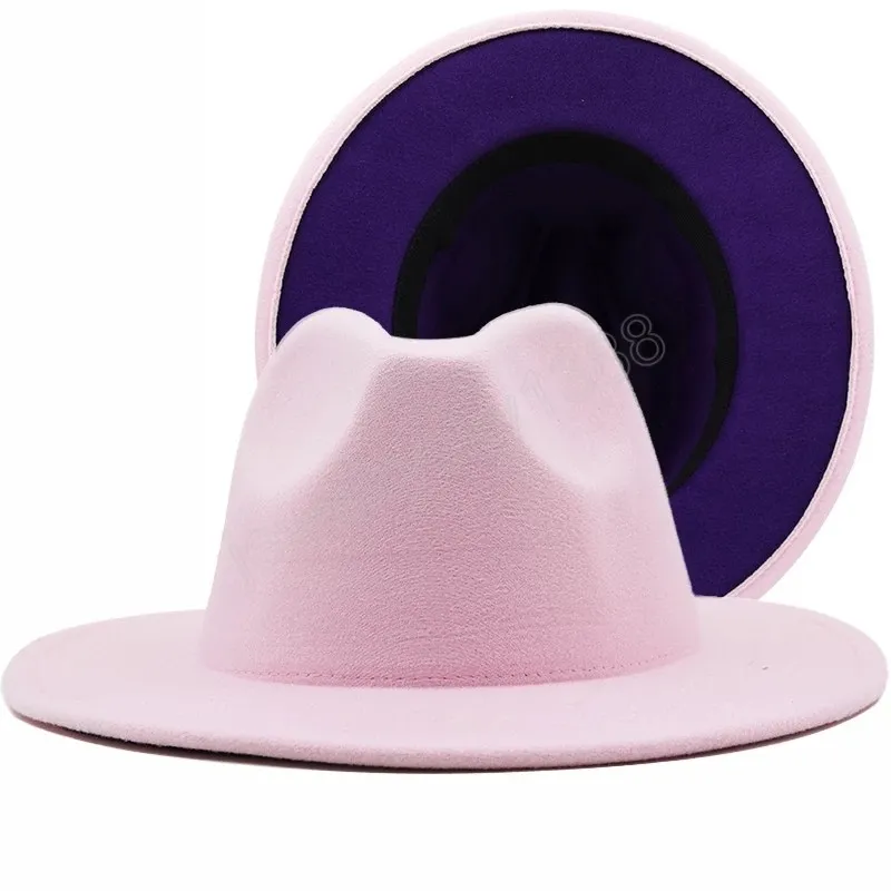 Vintage Pink Wool Felt Pink Fedora Hat Mens For Women Perfect For ...