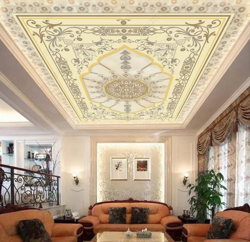 Textured Wallpaper Ceiling Tiles | Shelly Lighting