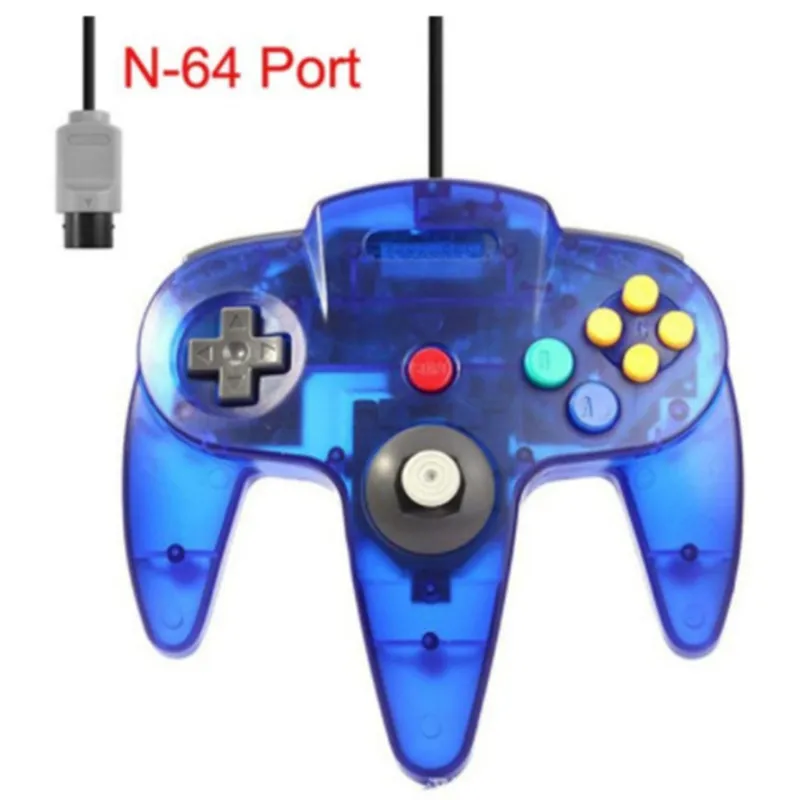 N64 Controller Wired USB Gamepad with Force Feedback for PC and N64 ...