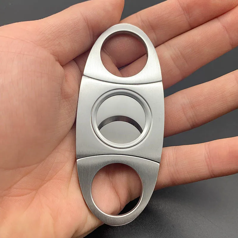 DHgate.com:ZL0603A Stainless Steel Cigar Cutter - Portable Double ...