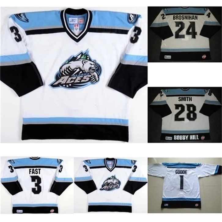 Chen37 C26 Nik1 2017 Customize ECHL Alaska Aces 3 TJ Fast 24 Patrick ...