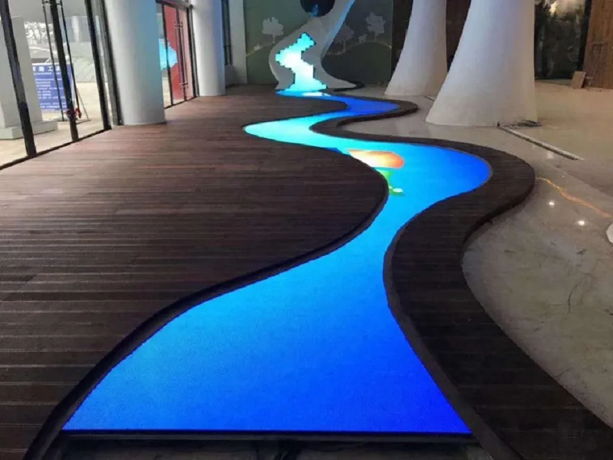 LED Display Floor Digital Full Color Tile Wall Interactive From ... LED Display Floor Digital Full Color Tile Wall Interactive From ...