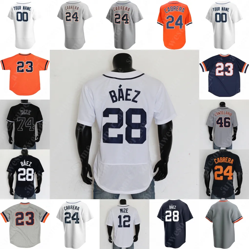 28 Javier Baez Jersey Miguel Cabrera Casey Mize Jeimer Candelario ...