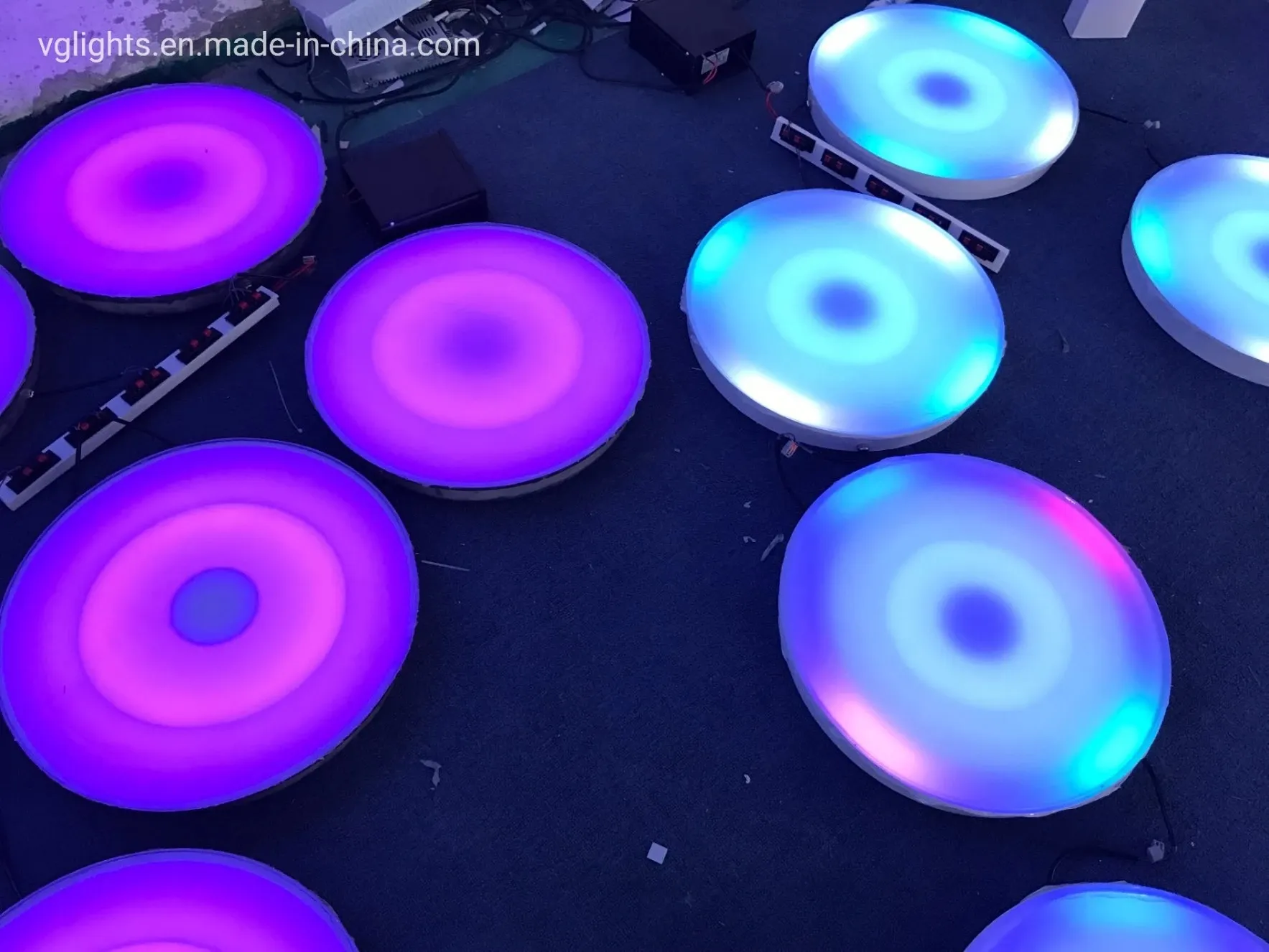 DHgate.com:Interactive RGB LED Floor Tiles - Color Changing Dance Floor, Rechargeable ...