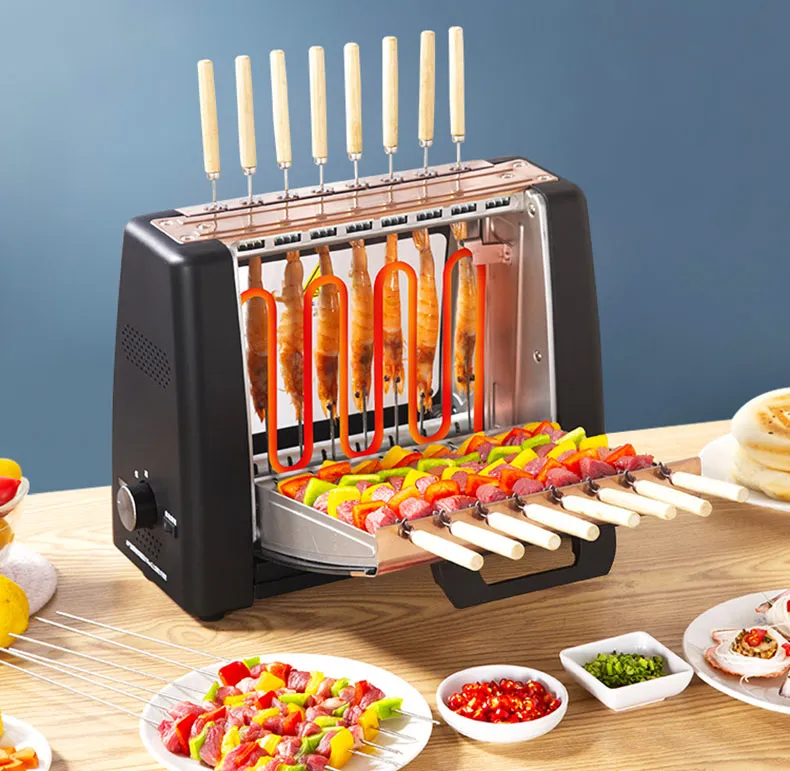 Automatic Electric Kebab Grill BBQ Machine | Rotating Smokeless ...