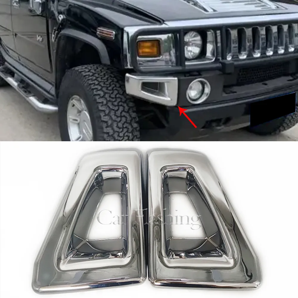 DHgate.com:Chrome Front Grille Bumper Cover Trim Fog Light Grill for ...