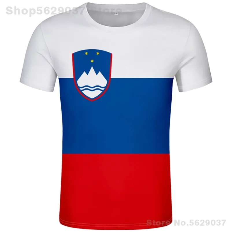 DHgate.com:Customizable Slovenia T-Shirt with Name and Number - Slovenija SVN Flag Print ...