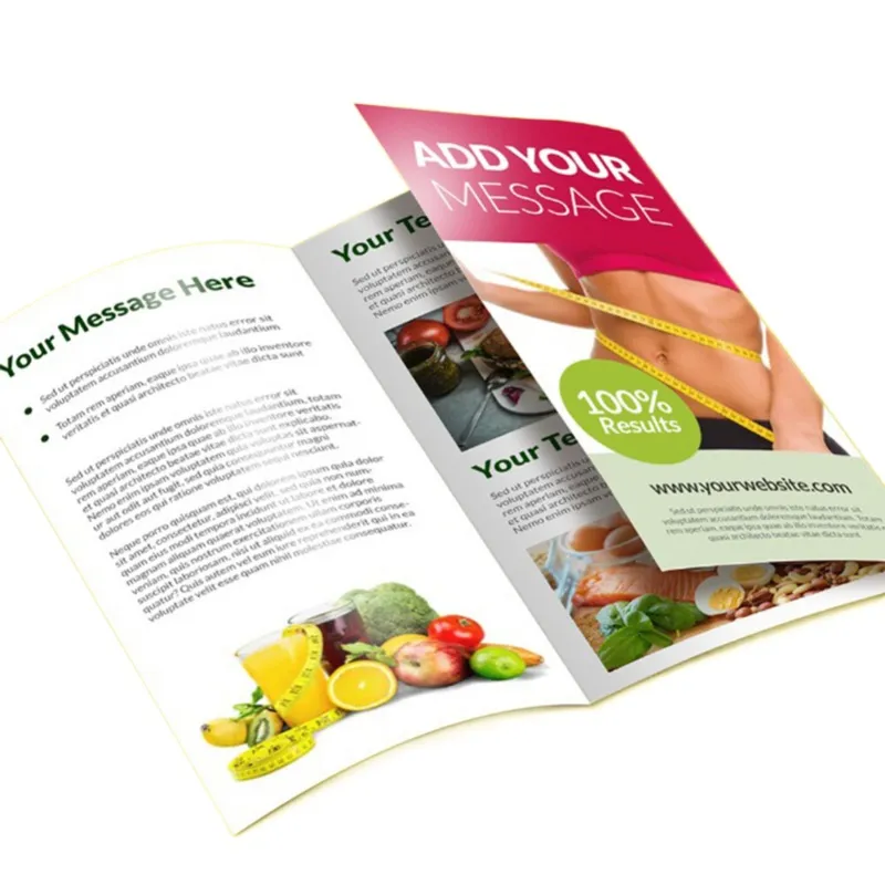 Wholesale Custom Folded Leaflet Flyer Promotion Printable Pamphlet ...