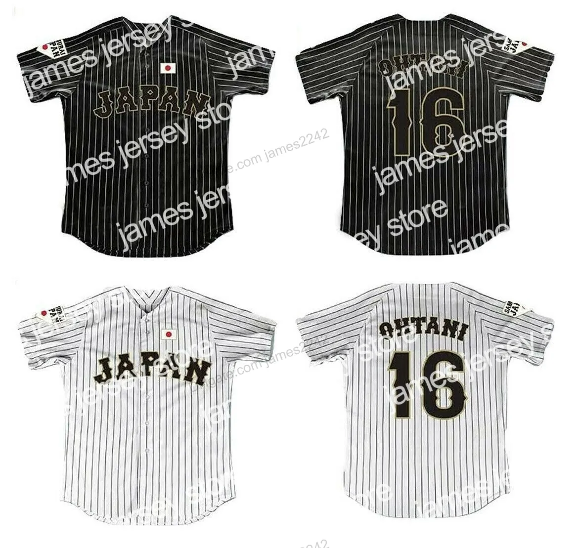 Custom Samurai Baseball Jersey - Ohtani Style, Double Stitched, Any ...