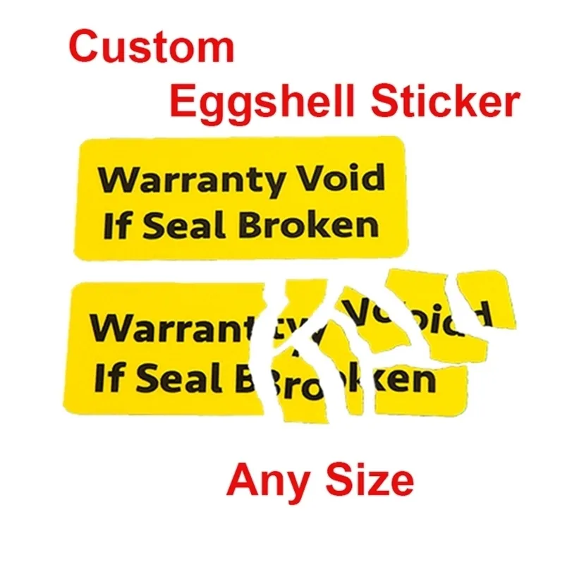 Secure Your Stationery With Custom Eggshell Safety Stickers Tamper ...