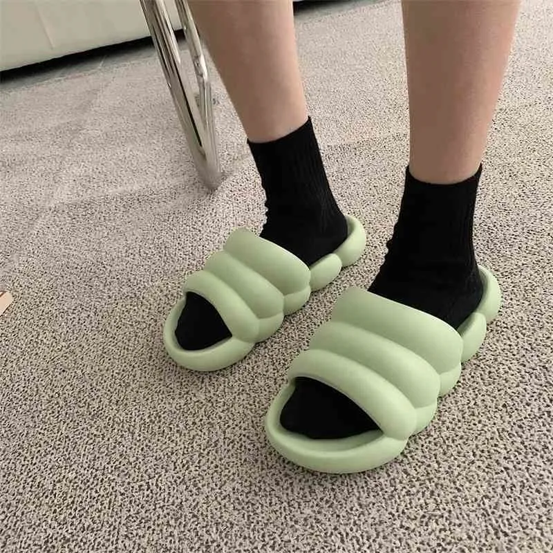 Indoor Platform Slippers Men Women Couples House Slippers Nonslip ...
