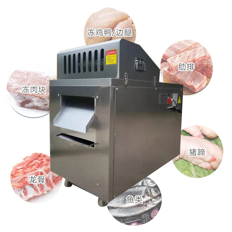 Commercial Electric Meat Skeleton Small Dicer For Frozen Beef, Chicken ...