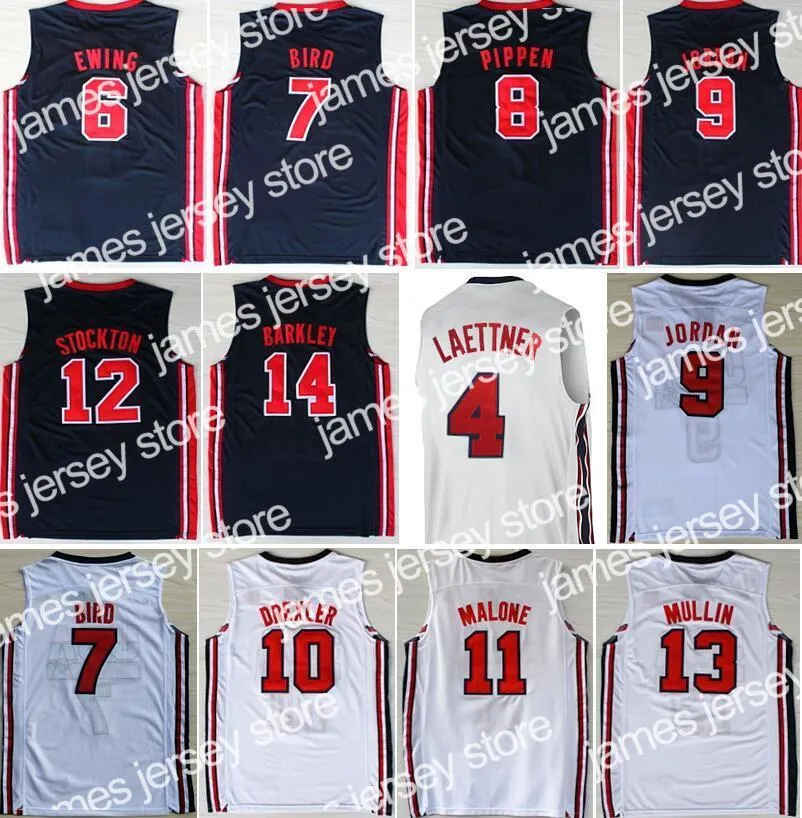 2024 Basketball Jersey Men's White Blue Polyester Sportswear Team ...