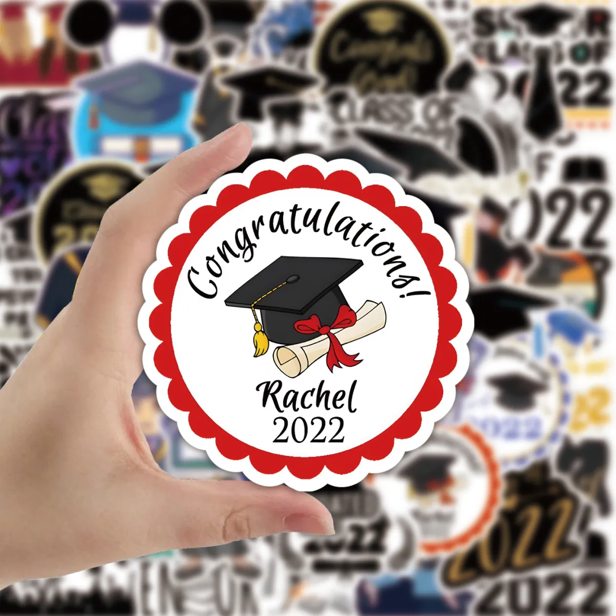 50 Graduates Skateboard Cute Kawaii Stickers For DIY Projects, Car ...