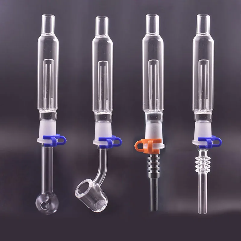 Dab Straw Oil Rig Kits With Quartz Tip & 45 Degree Banger Nail 14mm ...