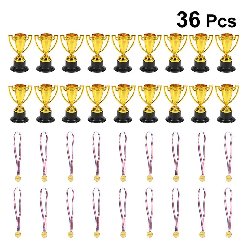 Plastic Trophies And Medals Children'S Toys Mini Winner Trophies Gold ...