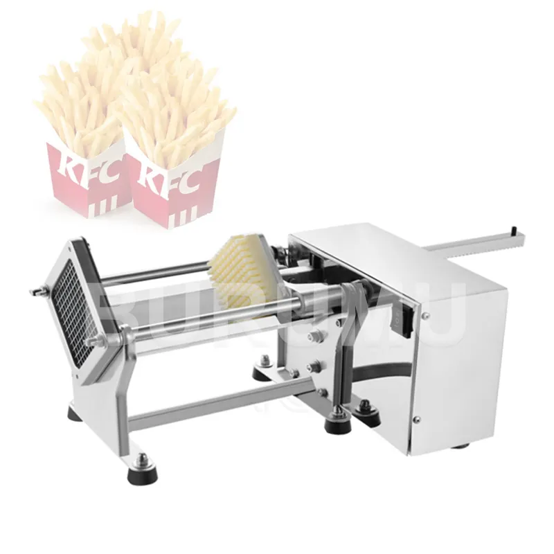 Electric Commercial French Potato Chip Biscuit Cutter Machine For