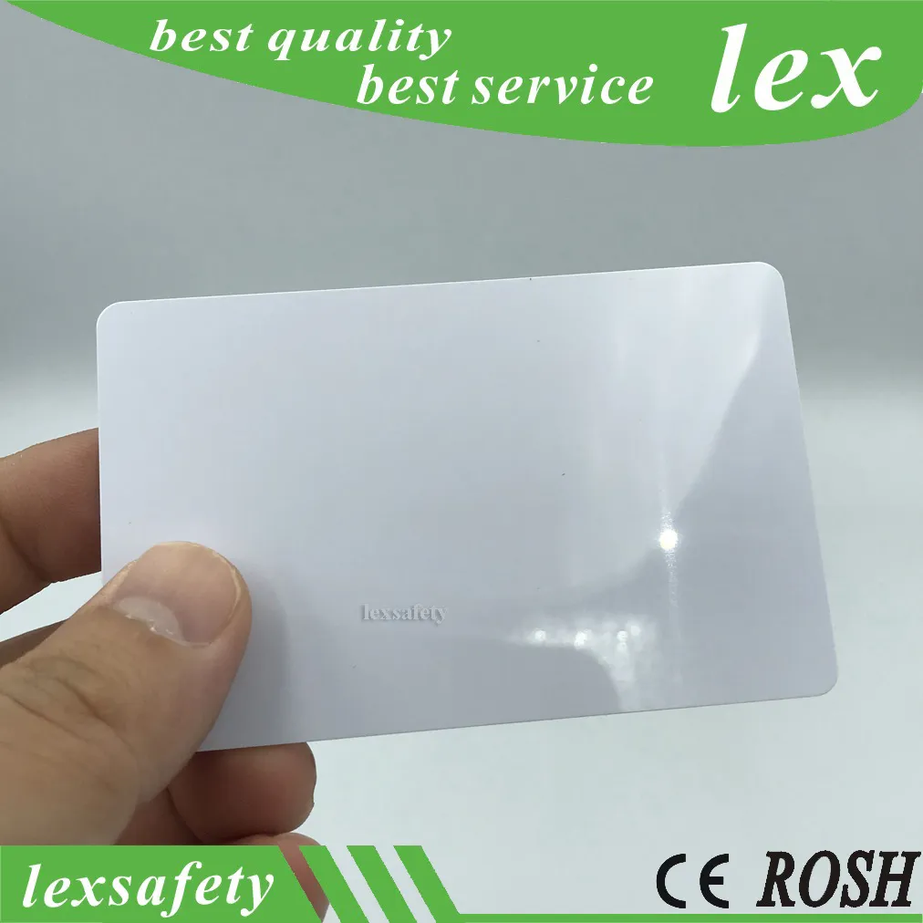 UHF White Cards With Smart Chip For Long Range 10m RFID U HF Cards 860 ...
