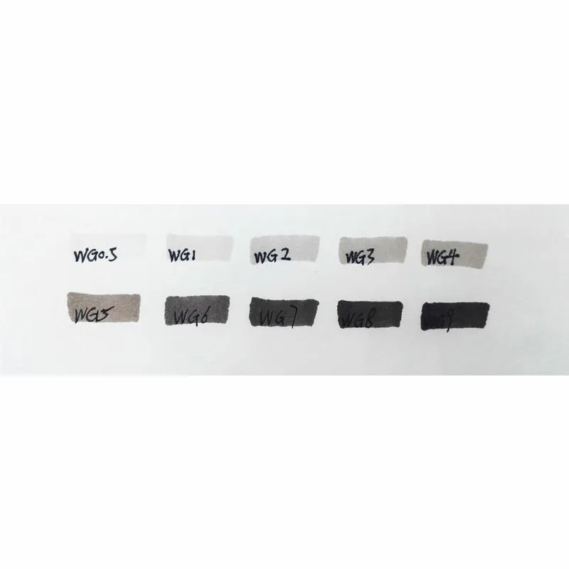 Grayscale Art Marker Pen DoubleEnded Sketch Markers Alcohol Based Ink ...