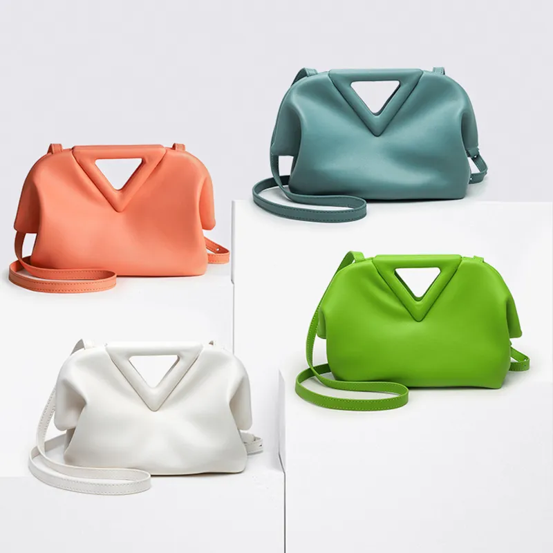 Super Women Mansur Gavriel Crossbody Reverse Triangle Handle Handbag ...