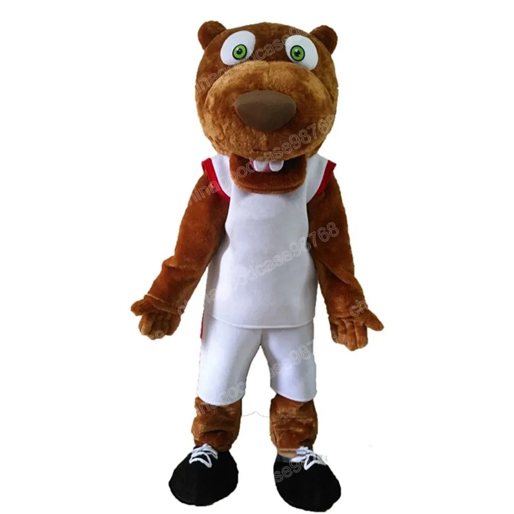 Unisex Performance Beaver Bear Mascot Outfit For Halloween, Christmas ...