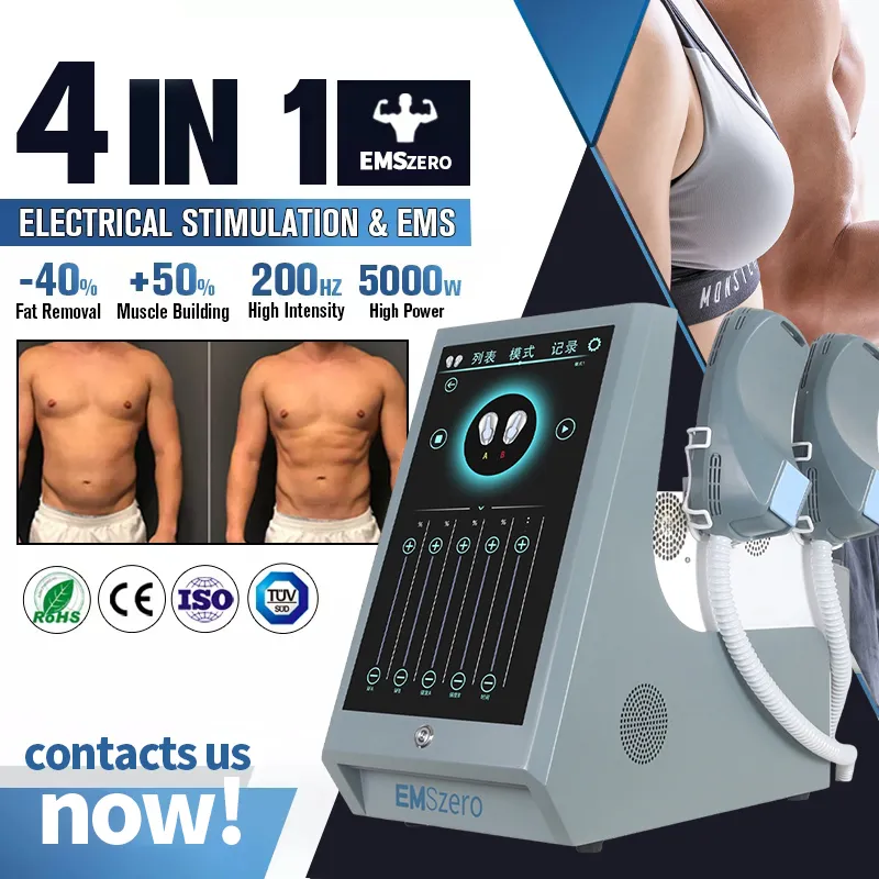 Premium HIEMT Body Sculpting Machine - EMS Muscle Stimulator for Toning ...