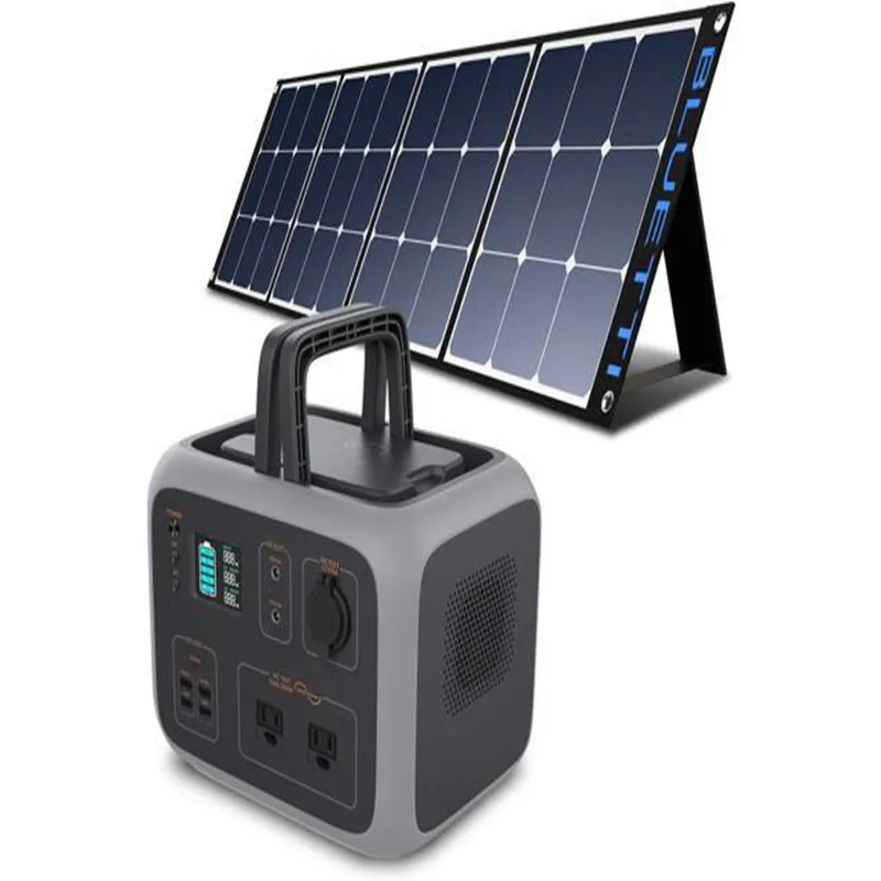 Portable Solar Generator With 120W SP120 Panel, 500Wh Capacity, 2x120V ...