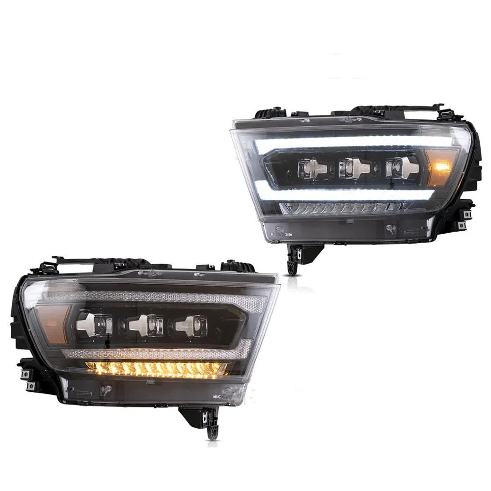 Vehicle Front Lamp Upgrade: LED Headlights Assembly With Dynamic Turn ...