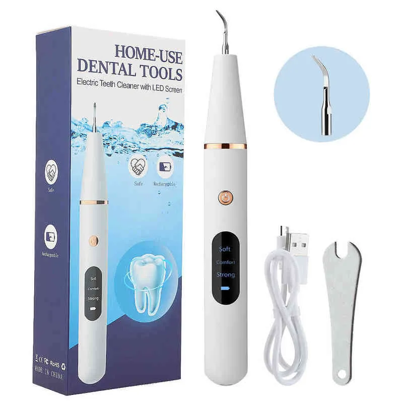 Portable Ultrasonic Dental Cleaner - Electric Tartar & Calculus Remover ...