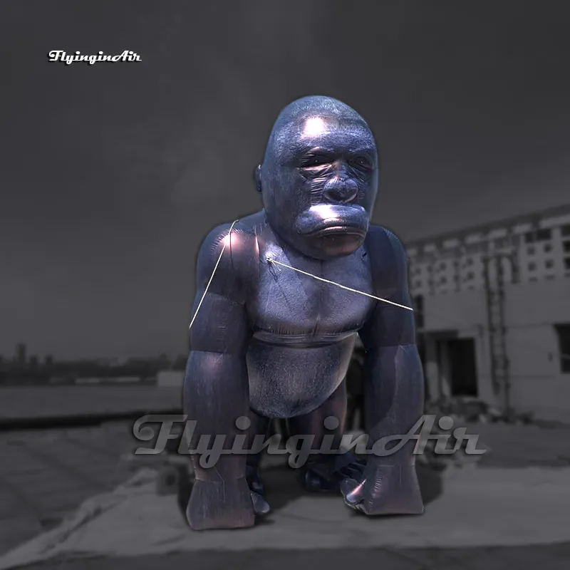 Wholesale Giant Inflatable Gorilla The Animal Mascot Model 4m Air Blow ...