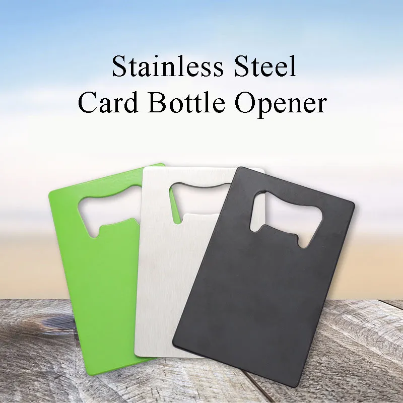 Wallet Bottle Opener - Stainless Steel Credit Card Size Beer Opener ...
