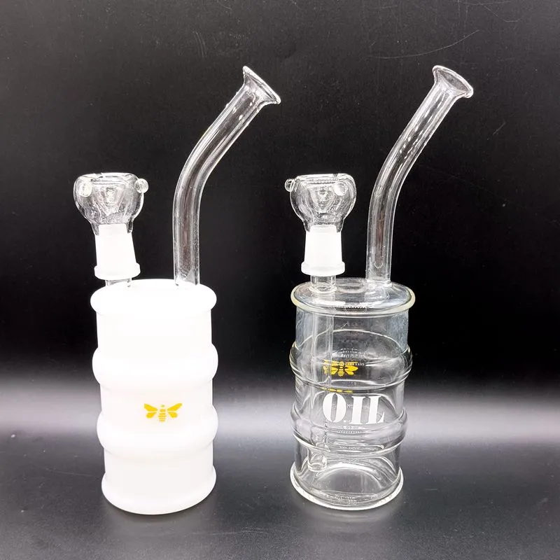 Dropshipping Mini Glass Oil Drum Rig With 14mm Nail And Dome, 6.6 Water ...