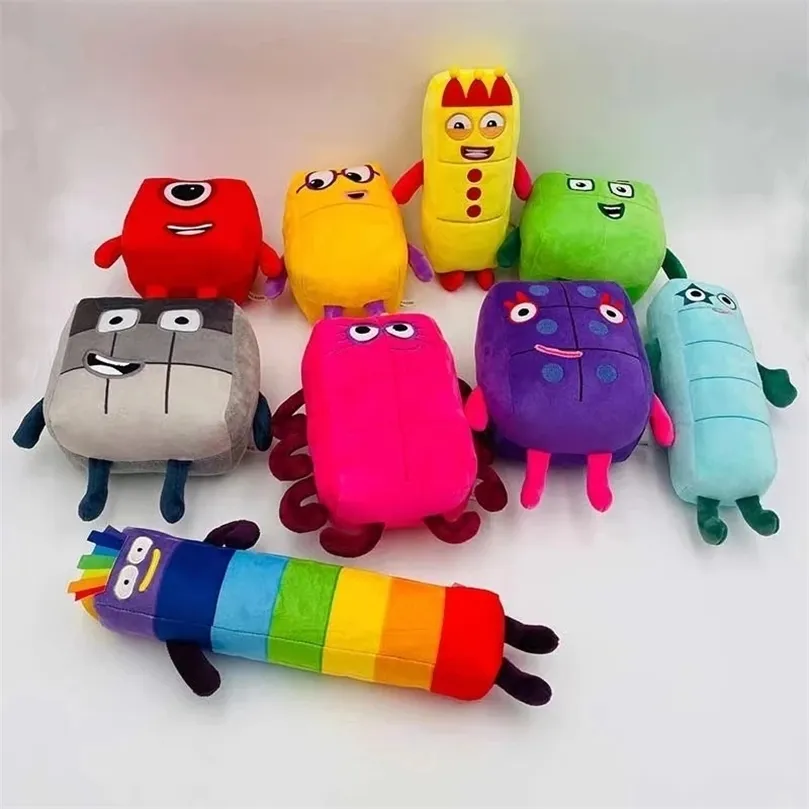 Numberblocks Plush Doll Educational Stuffed Number Blocks Toys Kids ...