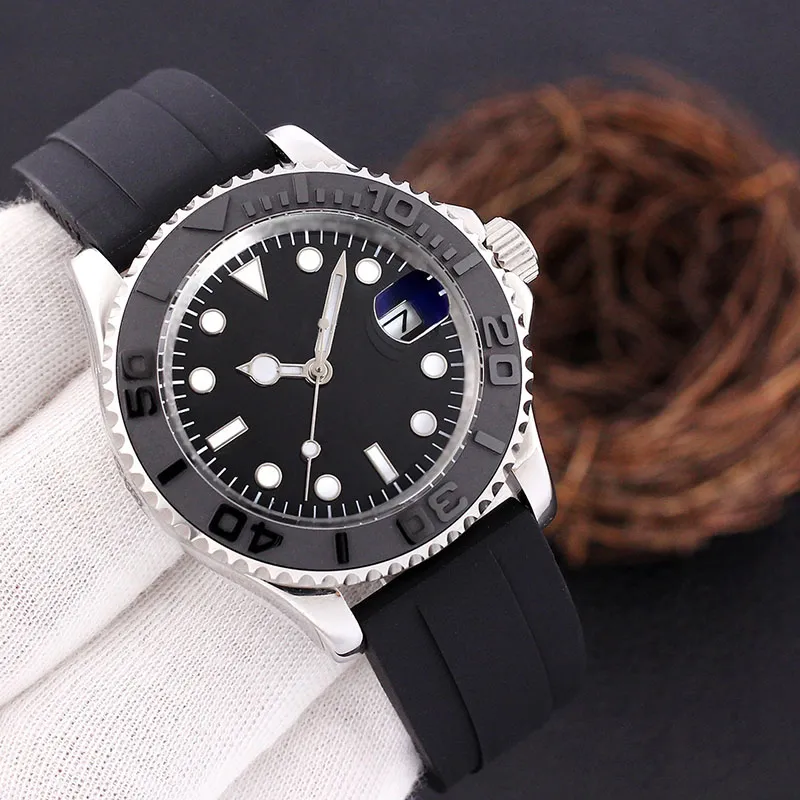 2023 Mens Watch 40mm Black Dial 2813 Movement Master Automatic ...