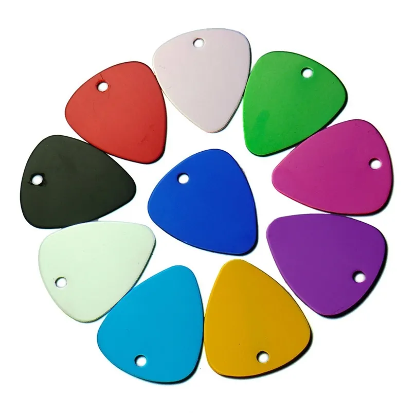 Personalized Anodized Aluminum Triangular Pet ID Tags For Dogs And Cats ...