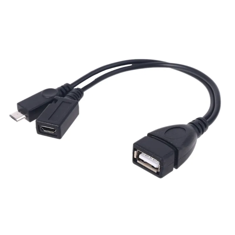 USB OTG Adapter Cable With Power Micro USB To USB 2.0 OTG Adapter For ...
