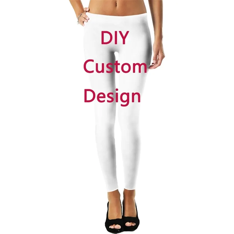 Yx Girl Plus Size Fashion 3d Printed Diy Custom Design Leggings Women