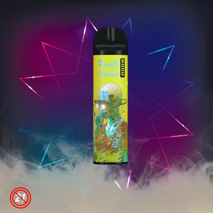 Authentic Tornado 8000 Puffs R And M Disposable E Cigarettes 16ml