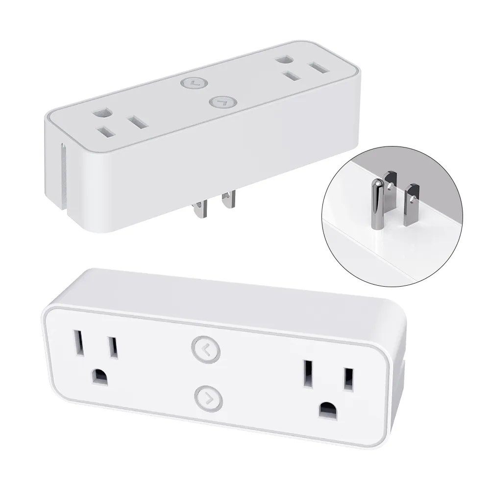 Smart WiFi Wall Outlet - Voice Control, 1000A Switch, USA Plug ...