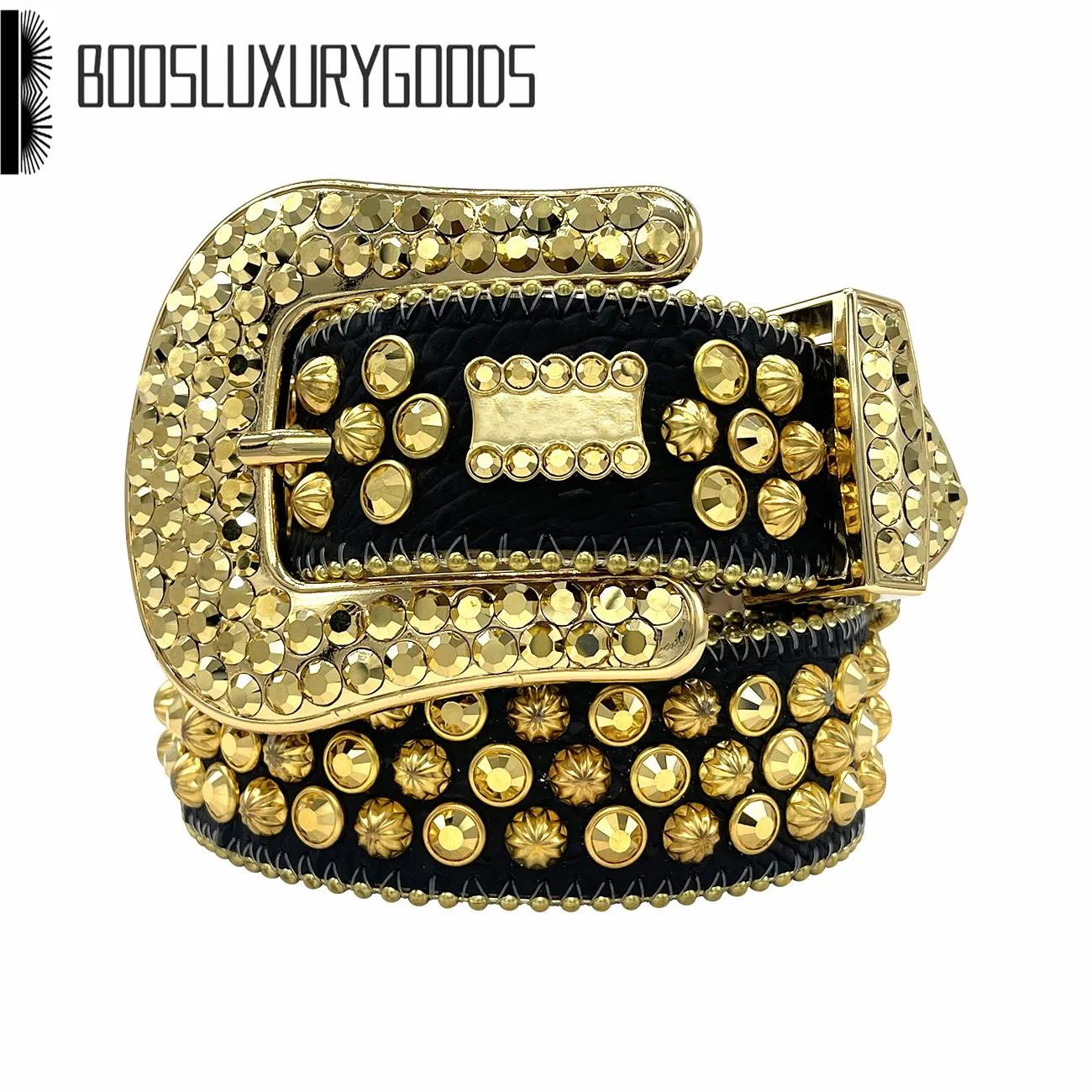 Rhinestone Belts For Men: Designer Inspired Embellished Belt With ...
