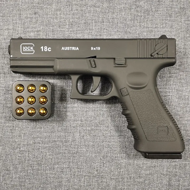 Automatic Laser Pistol Flashlight Toy Gun For Outdoor Games Colt Shell ...