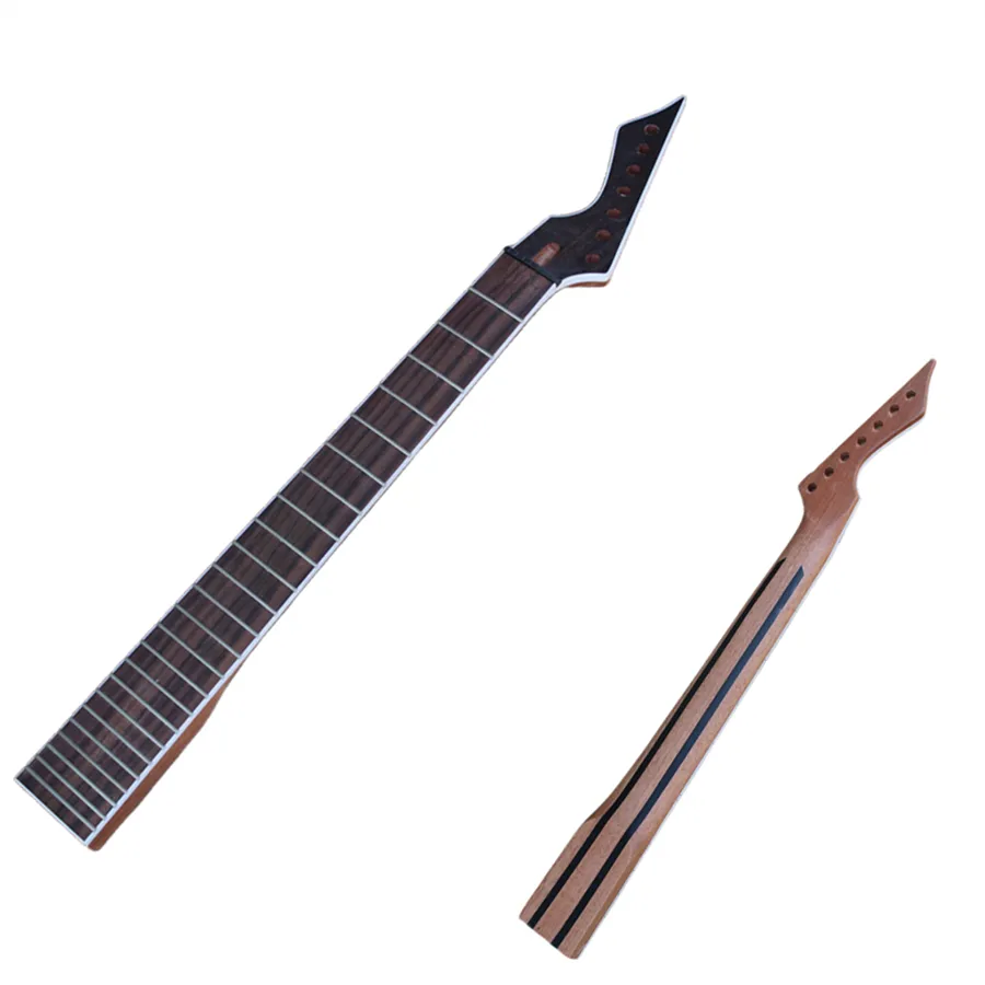 Premium 7-String Electric Guitar Neck - 24 Frets, Rosewood Fingerboard ...