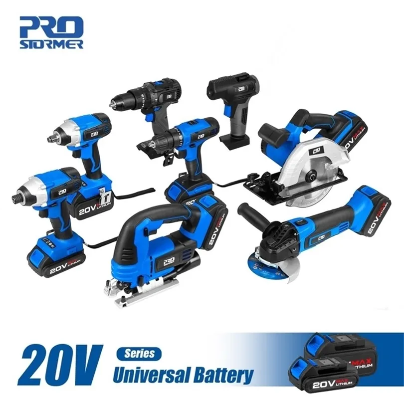 DHgate.com:8-in-1 Cordless Power Tool Set with 20V Lithium-Ion Battery ...