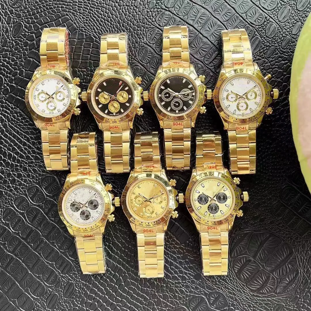 AAA Luxury Automatic Watch Folding Buckle Gold Water Resistant High ...