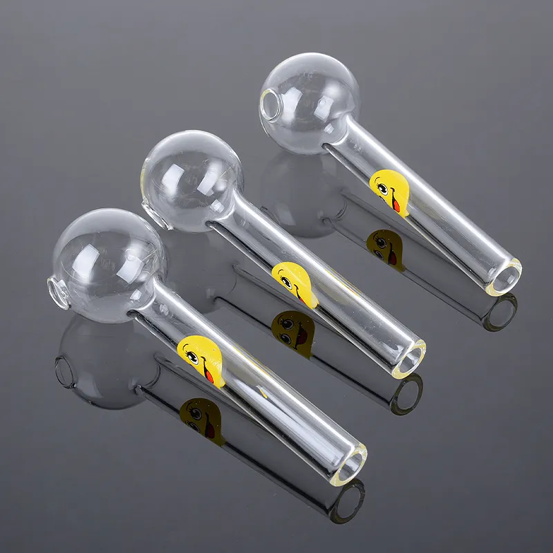 Aesthetic Smoking Accessories | Clear Glass Oil Burner Pipe Thick Pyrex Spoon Tobacco Tool ...