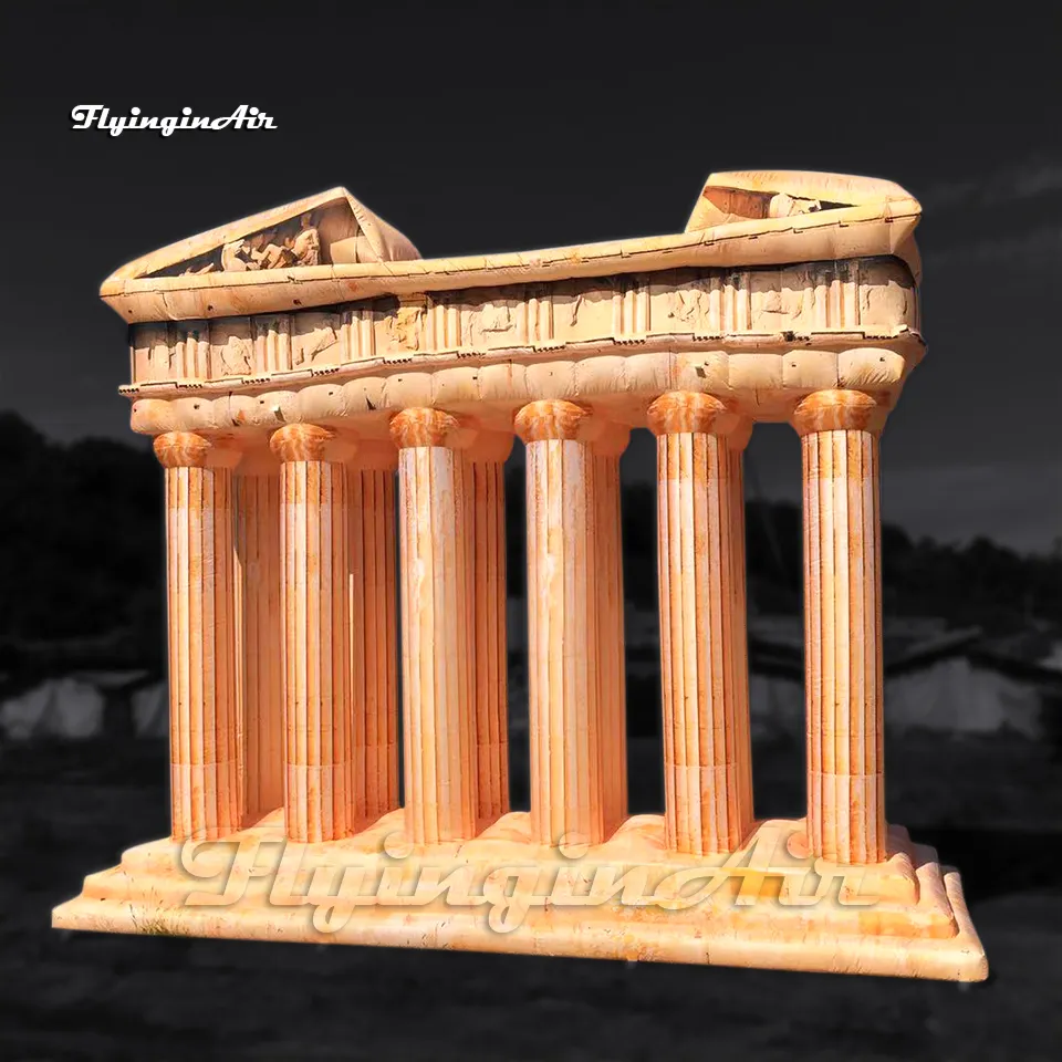 Wholesale Customized Inflatable Temple Stone Structure 6m Simulated Air ...