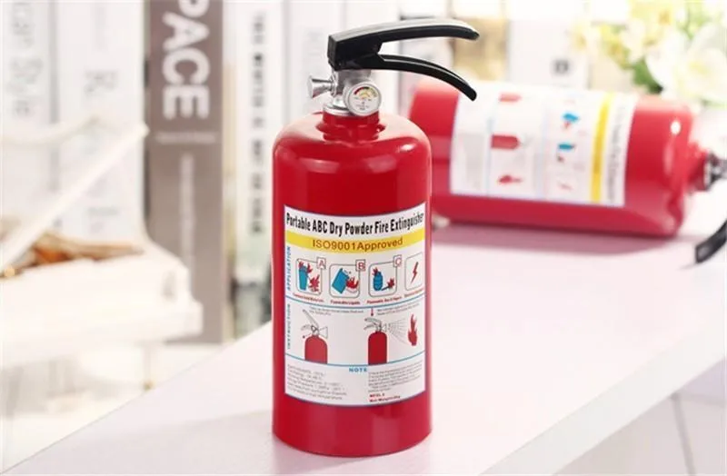 fire and fire extinguisher Piggy Bank - Creative Plastic Money Box for ...